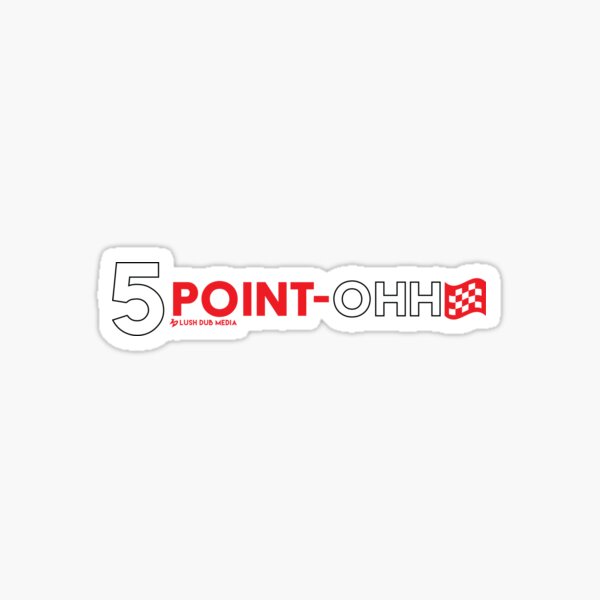 "5 Point OHH " Sticker for Sale by lushdubmedia | Redbubble