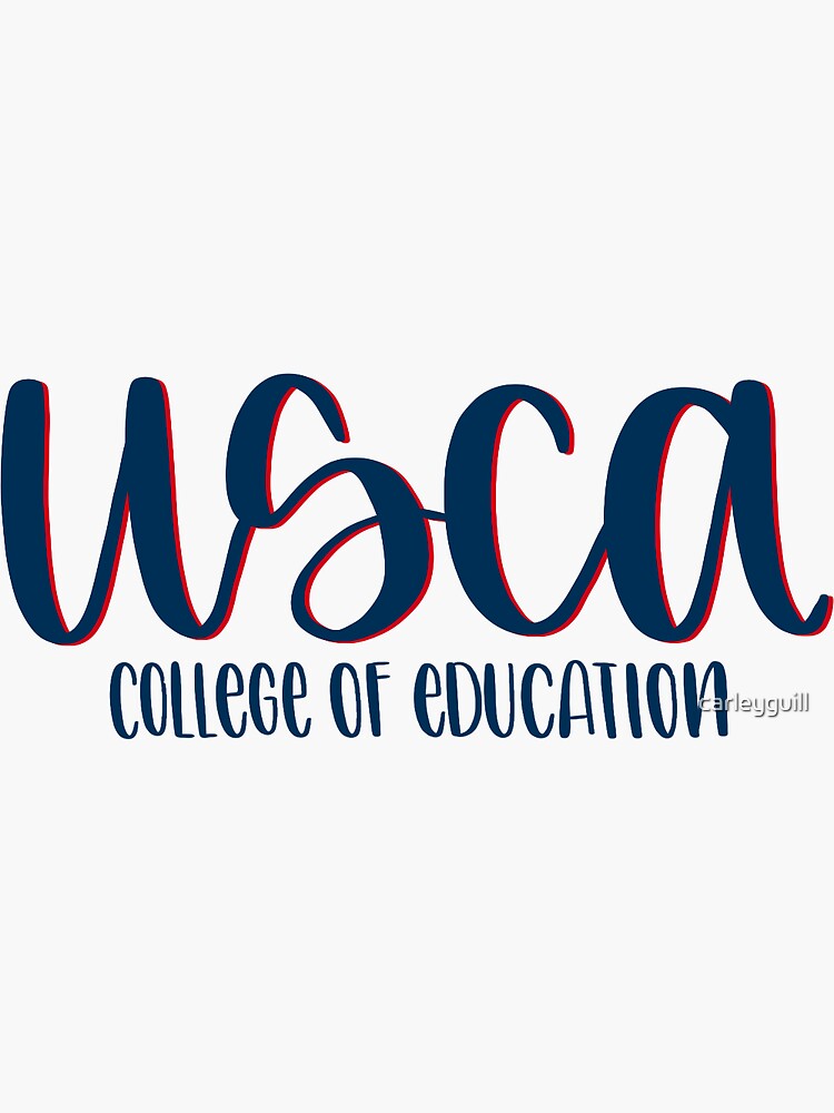 "USCA College of Education" Sticker for Sale by carleyguill | Redbubble