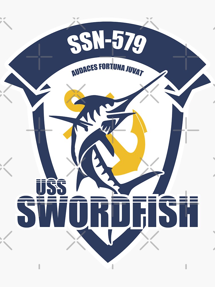 "USS Swordfish SSN-579" Sticker for Sale by StrongVlad | Redbubble