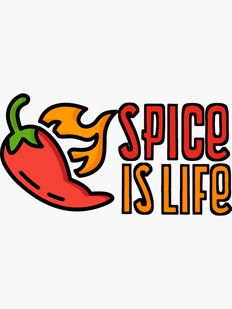"Spice Is Life" Sticker for Sale by monguss | Redbubble