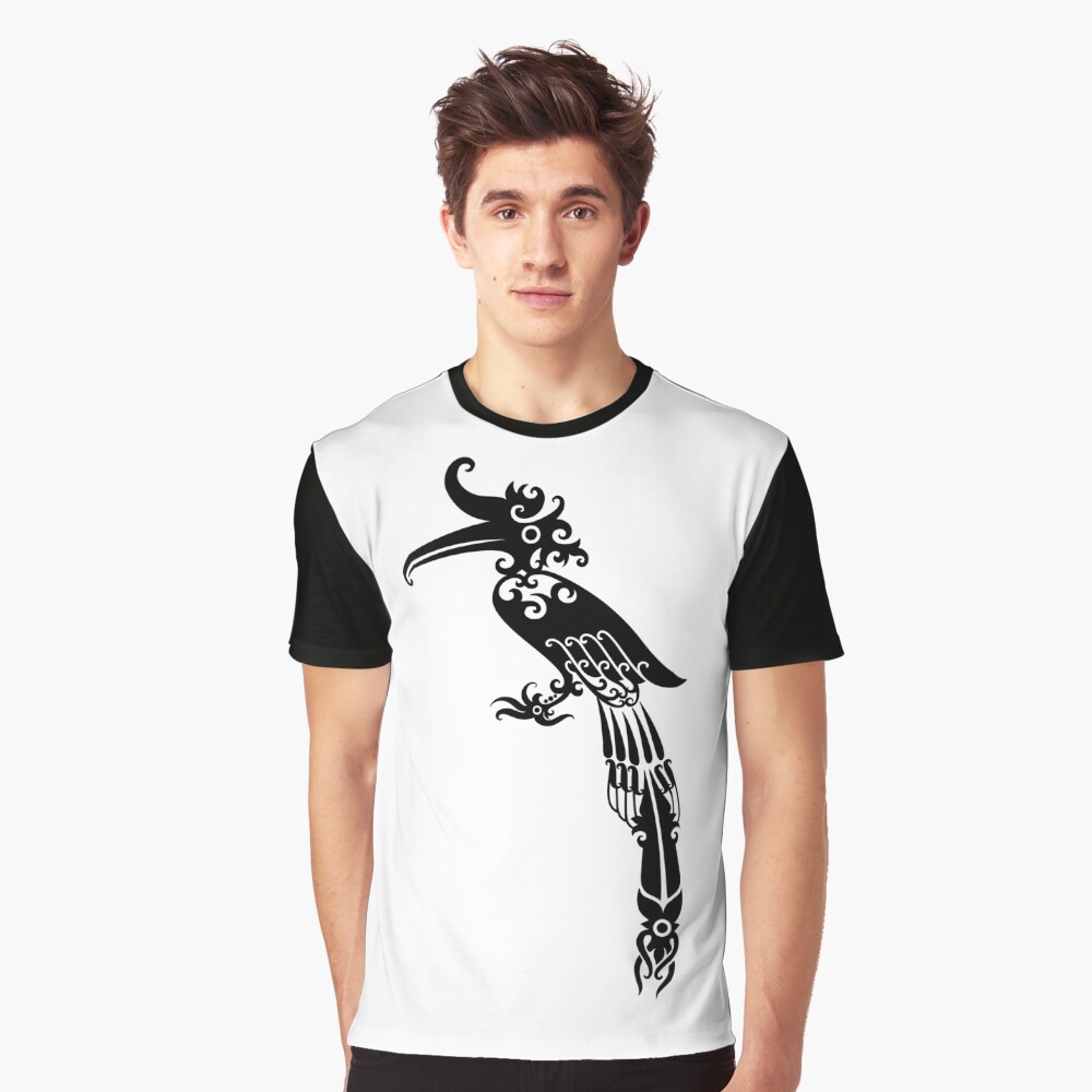 "dayak hornbill motif" Art Print for Sale by ashran | Redbubble