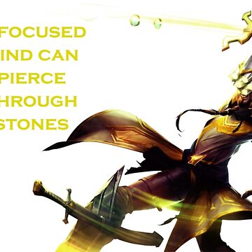 "Master Yi" Sticker for Sale by ZERK | Redbubble