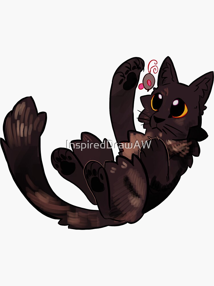 "Sylvia my cat " Sticker for Sale by InspiredDrawAW | Redbubble
