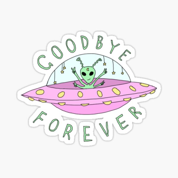 "alien" Sticker for Sale by designsbydana | Redbubble