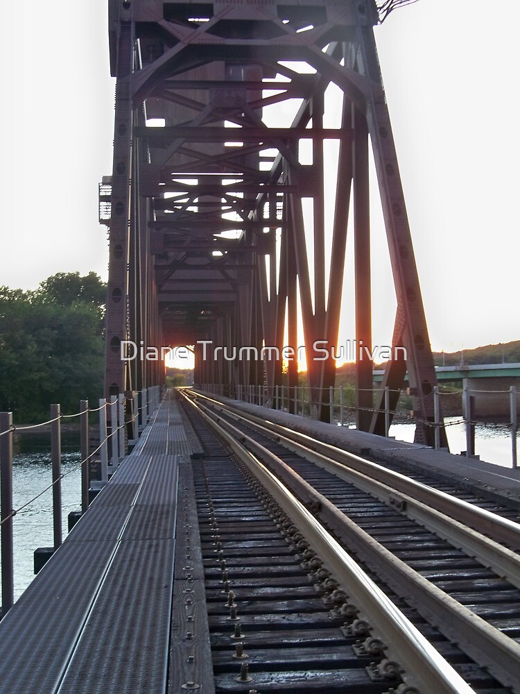 "BNSF RR Lift Bridge Prescott Wisconsin " Art Print for Sale by ...