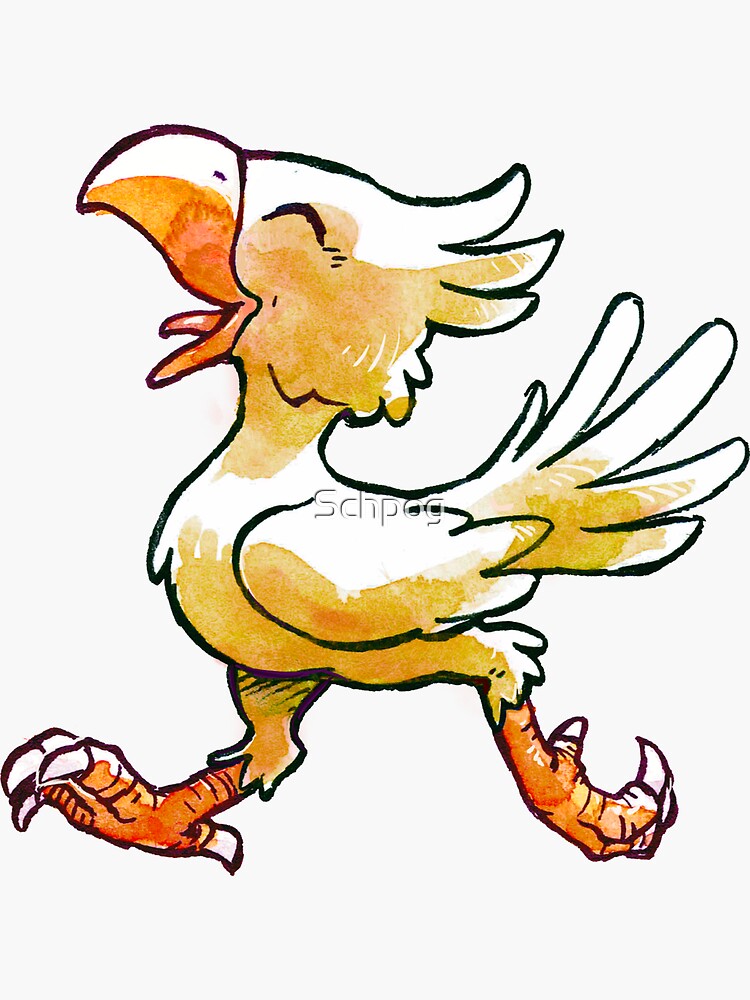 "Chocobo" Sticker von Schpog | Redbubble