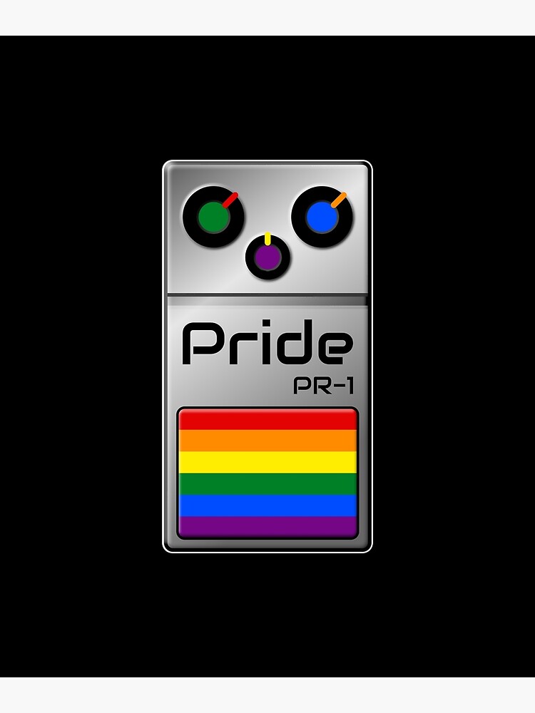 "Gay Pride Flag - Guitar Effects Pedal design" Poster by phoxydesign ...