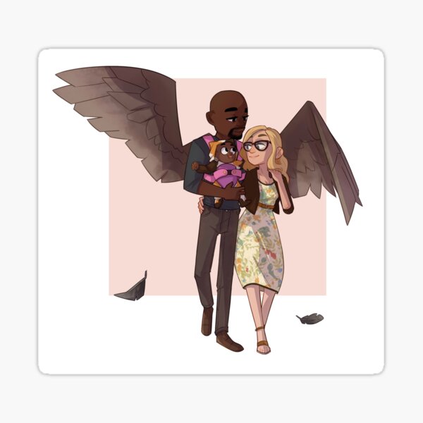 "Lucifer - Valentine's (Angel Family)" Sticker by Aelwen | Redbubble