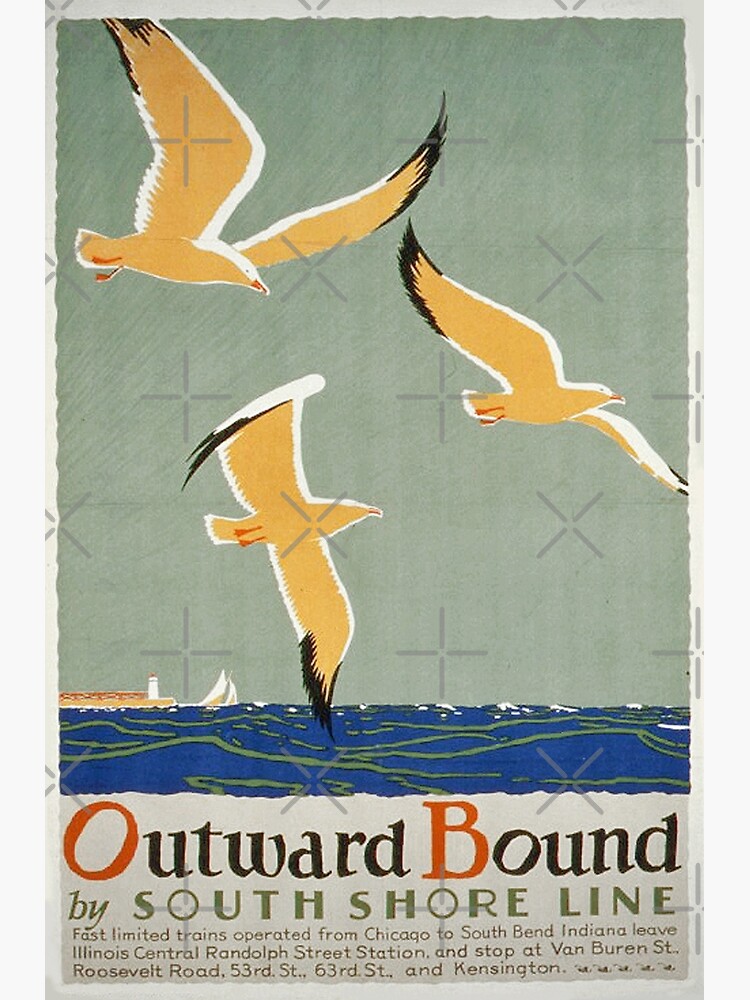 "Vintage Travel - Outward Bound" Poster for Sale by Culturio | Redbubble
