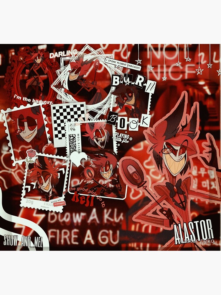 "Alastor Strawberry Pimp" Art Print by Alastor-neko | Redbubble