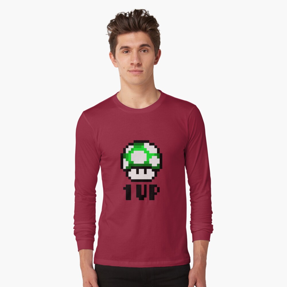 "8-Bit 1UP Mushroom Sticker" Sticker for Sale by lemmingrebels | Redbubble