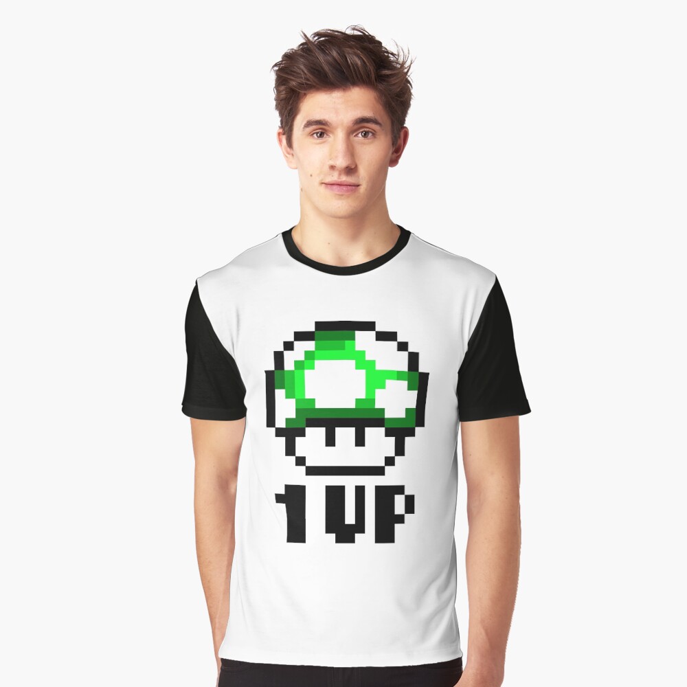 "8-Bit 1UP Mushroom Sticker" Sticker for Sale by lemmingrebels | Redbubble