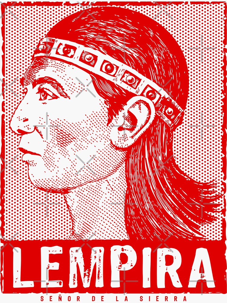 Pegatina «Indio Lempira» de zeuscomics | Redbubble
