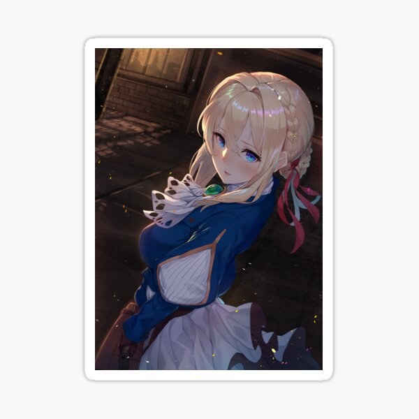 "Violet Evergarden" Sticker by FishingDiamond | Redbubble