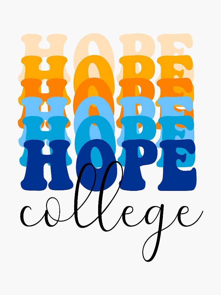 "Hope College Flying Dutchman " Sticker for Sale by savannahgibson ...