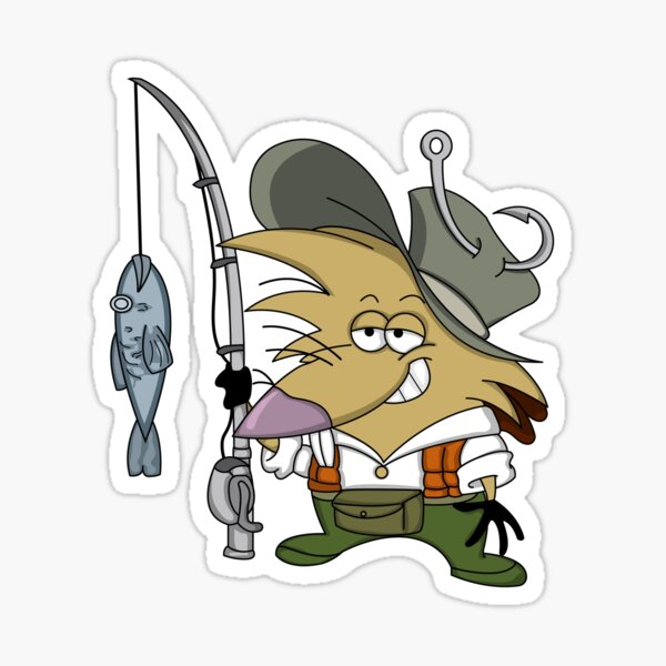 "Norbert fisherman" Sticker for Sale by muyfl | Redbubble