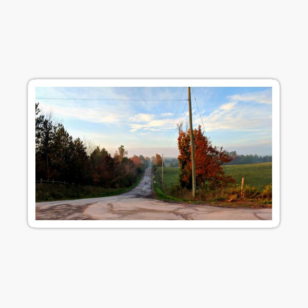 "Beautiful Autumn Fall Landscape Pathway" Sticker by NihaCollection ...