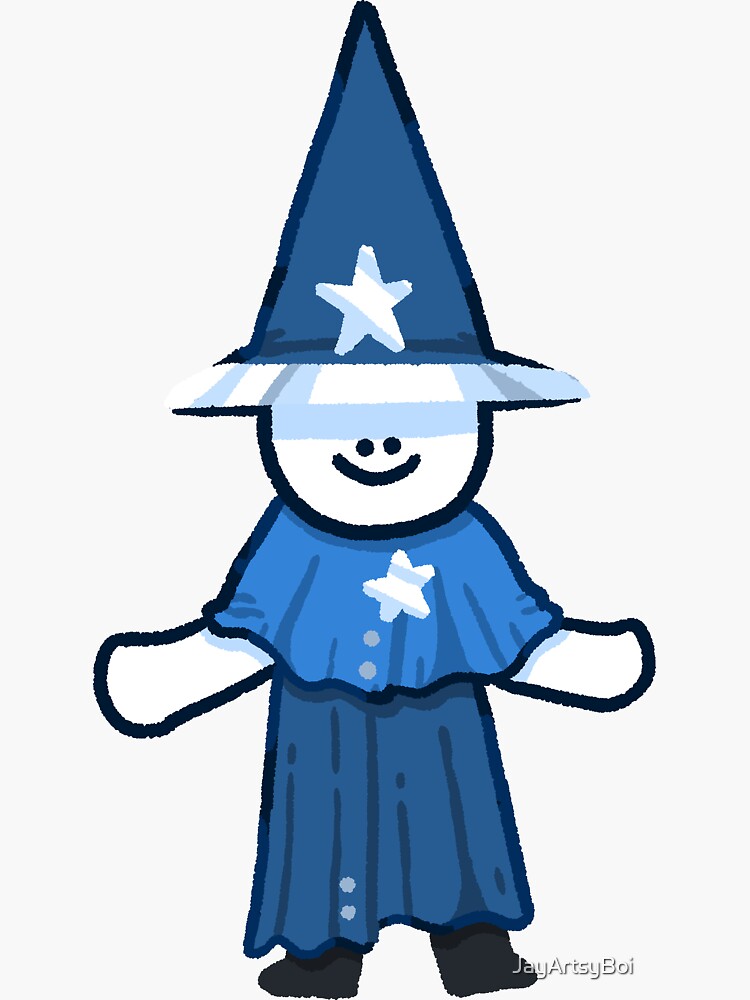 "Water Wizard!" Sticker by JayArtsyBoi | Redbubble