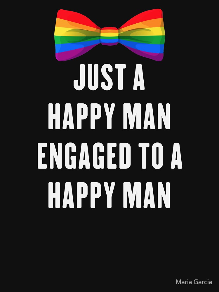 Camiseta «Novio comprometido a ser - Compromiso LGBT Gay Men Couple» de ...