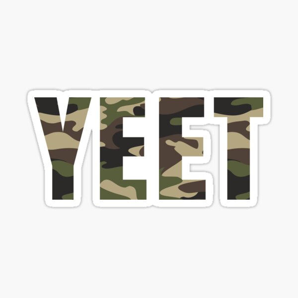 "Dank Meme - Urban Camo Camouflage Yeet" Sticker for Sale by ...