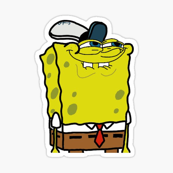 Pegatina «meme de bob esponja» de jryan88 | Redbubble