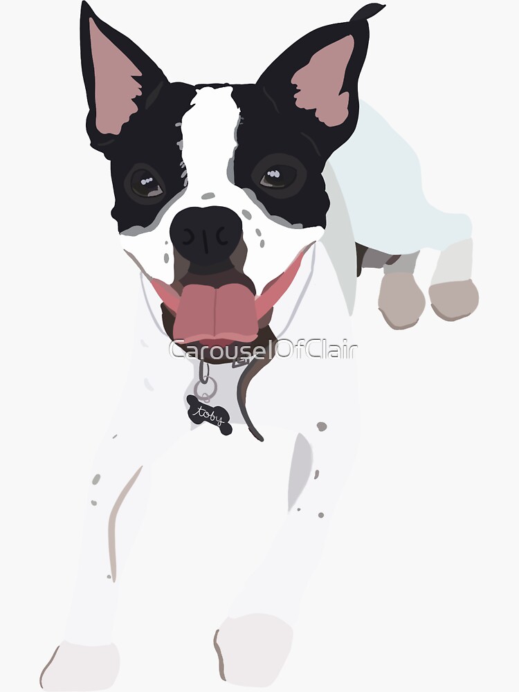 "Custom Toby" Sticker for Sale by CarouselOfClair | Redbubble