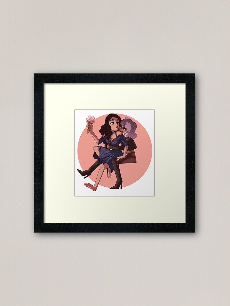 "Lucifer - Valentine (Ice Cream Date)" Framed Art Print for Sale by ...