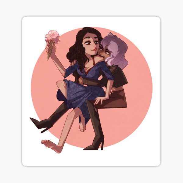 "Lucifer - Valentine (Ice Cream Date)" Sticker for Sale by Aelwen ...