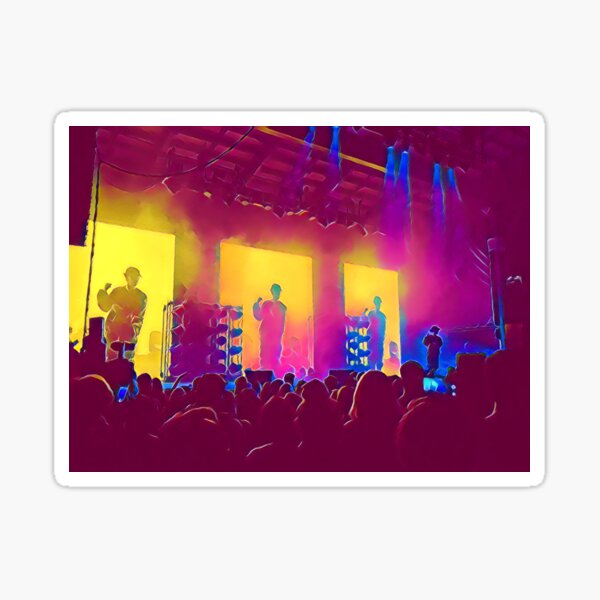 "Russ Concert" Sticker for Sale by UpHillAngel | Redbubble