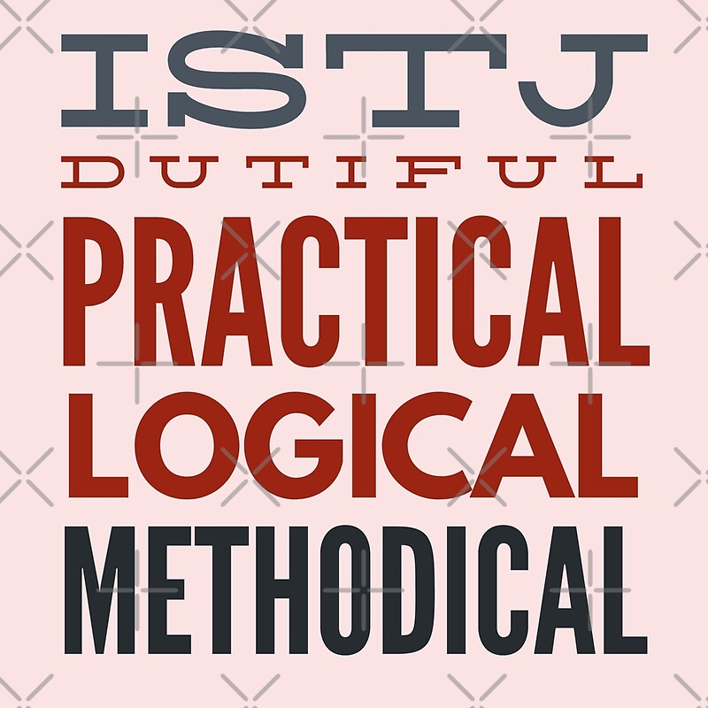 "ISTJ Dutiful Practical Logical Methodical" by ojdart | Redbubble