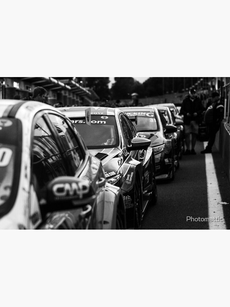 "BTCC British Touring Car Lineup" Poster for Sale by Photomattic ...