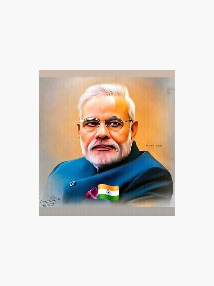 "Narendra Modi" Sticker by DesignerJain | Redbubble