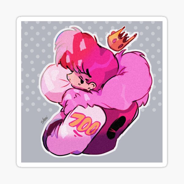 "Bubble Gum Boi" Sticker for Sale by BlooblyArts | Redbubble
