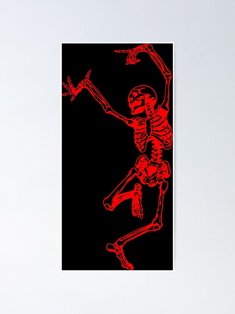 "Dance With Death RED DEATH" Poster for Sale by TheWhiteBear | Redbubble