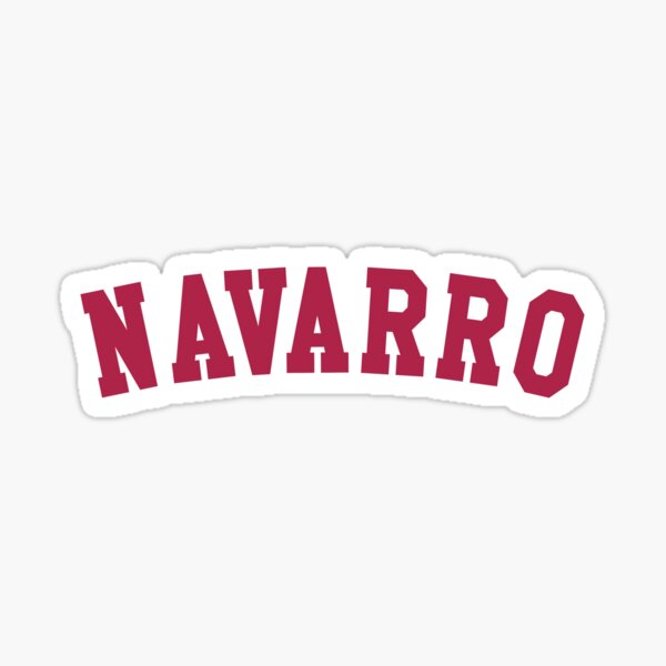 "Navarro (Netflix, College, Cheer)" Sticker for Sale by fandemonium ...