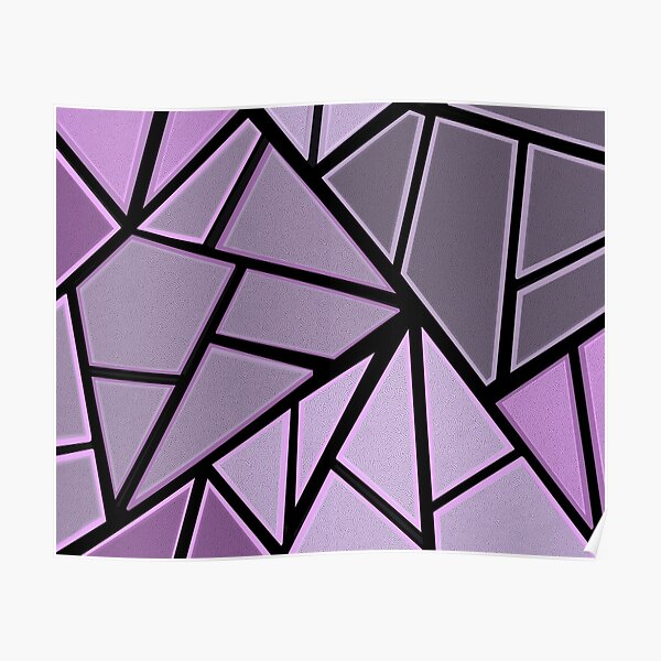 "Crystal Break" Poster by Almanzart | Redbubble