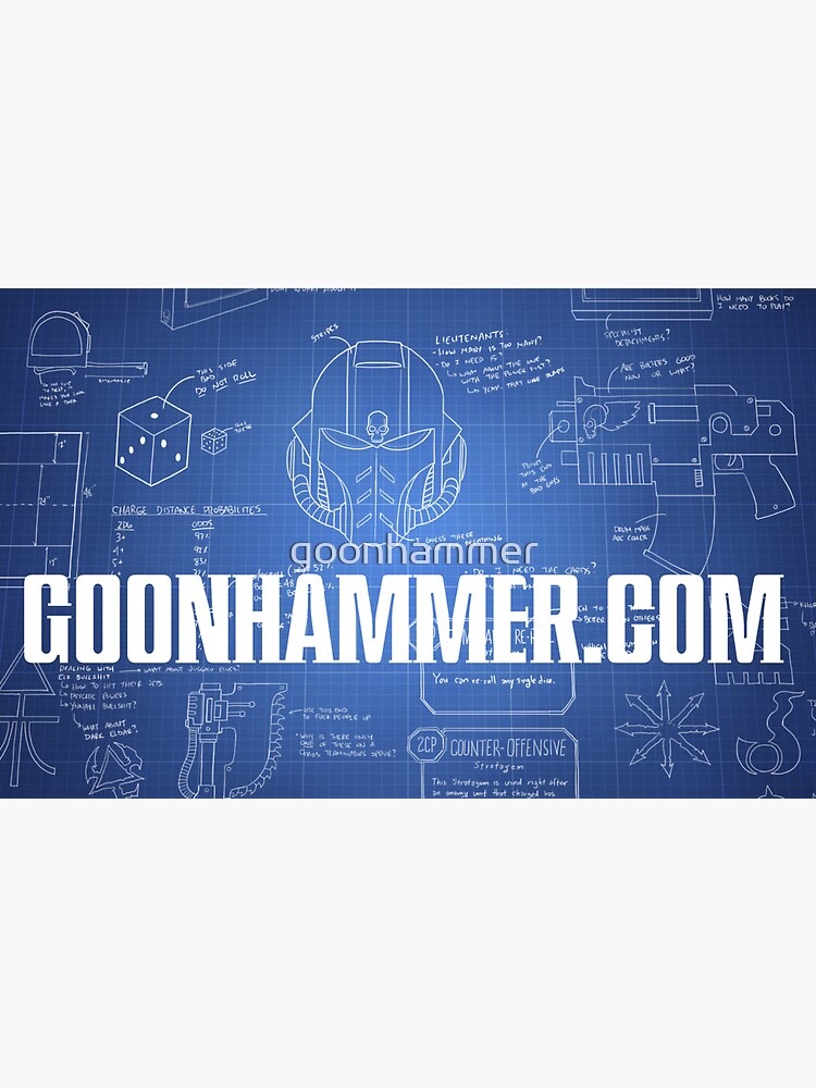 "Goonhammer 40k Start Competing Banner" Sticker for Sale by goonhammer ...