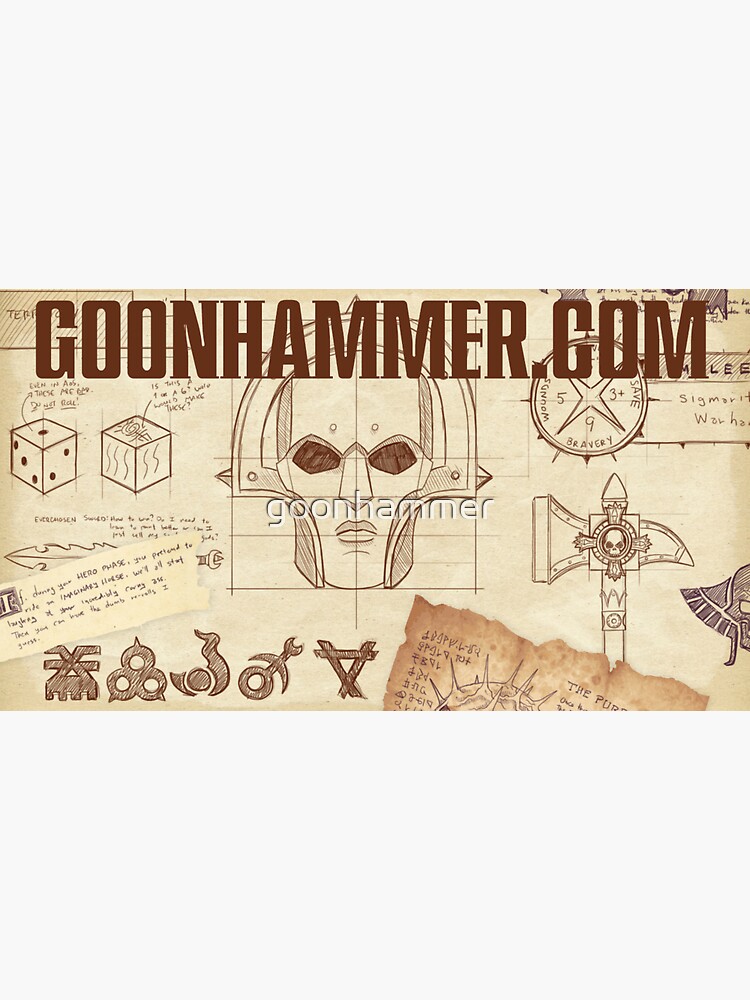 "Start Competing AoS Banner" Sticker for Sale by goonhammer | Redbubble