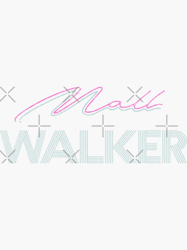 "Mall Walker" Sticker for Sale by fandemonium | Redbubble