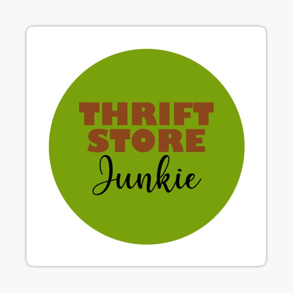 "Thrift Store Junkie -- Retro Thrift Store" Sticker by themodbar ...