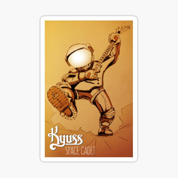 "Space Cadet | Kyuss" Sticker by mjmasad | Redbubble