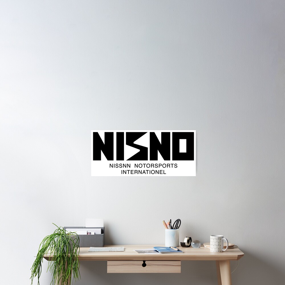 "NISNO Initial D NISMO Old Logo Spoof Black" Poster for Sale by ...