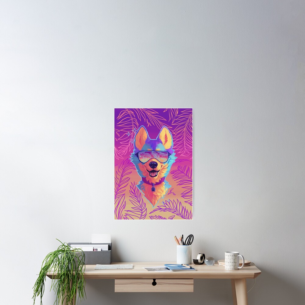 "sparkle dog (furry merch)" Poster for Sale by revioLATE | Redbubble