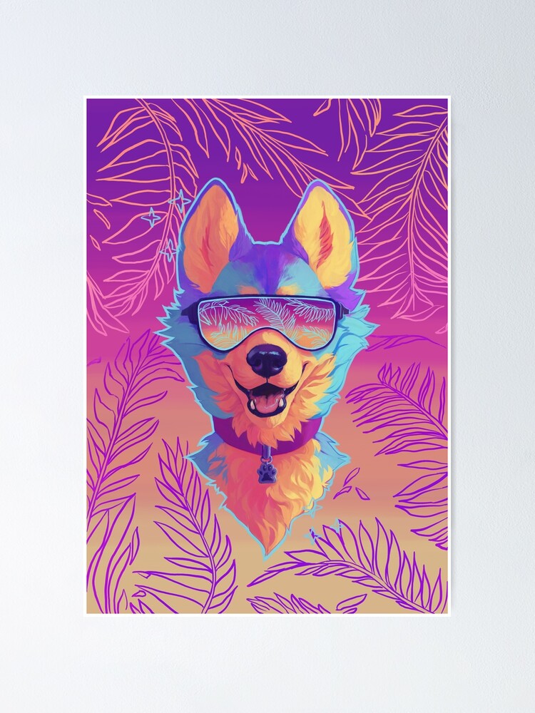 "sparkle dog (furry merch)" Poster for Sale by revioLATE | Redbubble