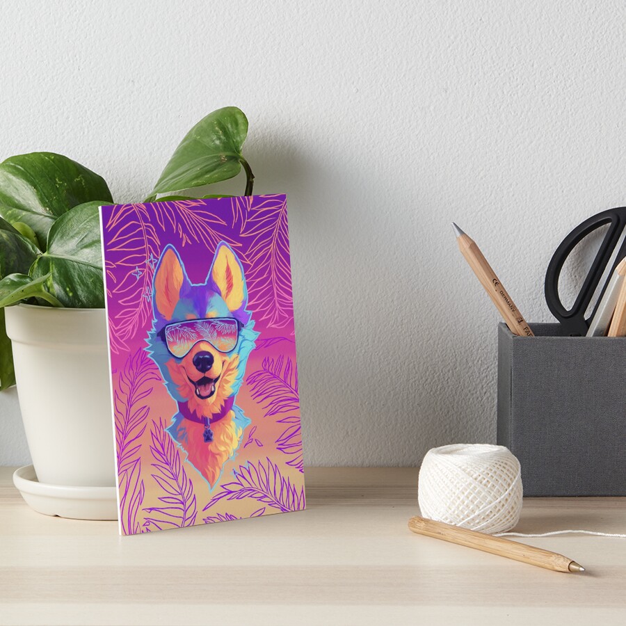 "sparkle dog (furry merch)" Art Board Print for Sale by revioLATE ...