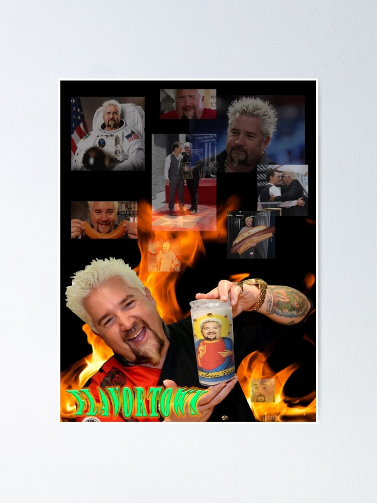 "Guy Fieri Bootleg Print" Poster for Sale by mybudle23 | Redbubble