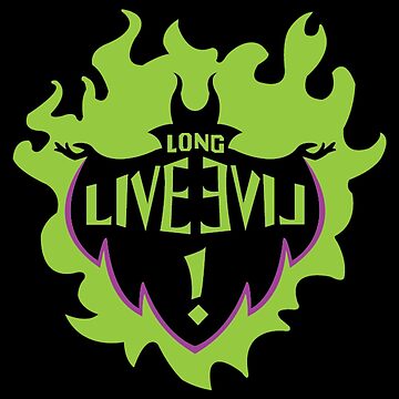 "Long live evil" Sticker by sarahxxdll | Redbubble