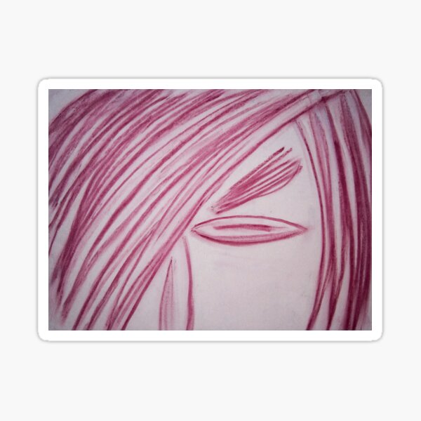 "Redhead face" Sticker by Kissart | Redbubble