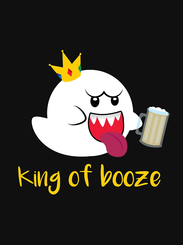"King of Booze" T-shirt for Sale by illuminia | Redbubble | king boo t ...