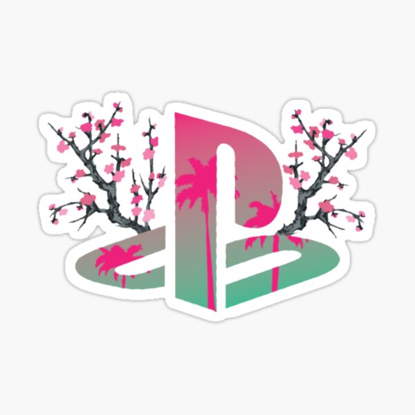 "VAPORWAVE PSP LOGO " Sticker for Sale by PYXY | Redbubble